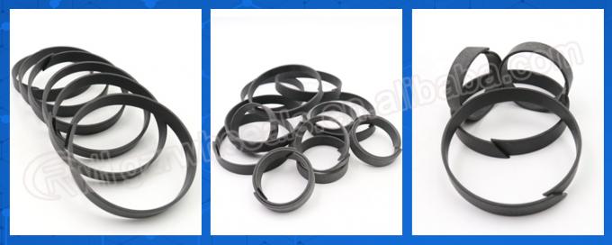 Cylinder Hydraulic Wear Ring Black Color Phenolic Fabric Resin